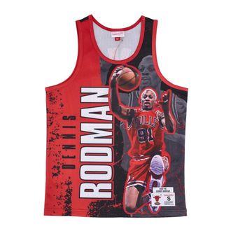 Mitchell & Ness Chicago Bulls Tank Top Rodman Edition - - Sport - Herren - Mehrfarbig - L