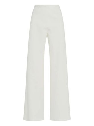 Rosetta Getty pantalon à coupe évasée - Blanc