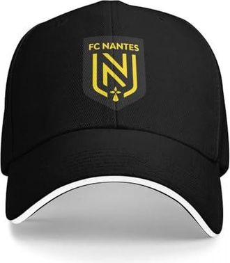 Generic Isolation en Pur Coton FC Nantes Casquette de Baseball Casquette de pêche Homme Casquette de Soleil Chapeau dHomme Chapeaux pour Femmes Hommes