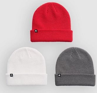 Burton DND 3-Pack Beanie grnred