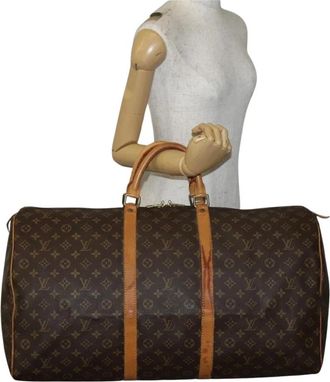 Louis Vuitton unisex, Pre-owned, Brun, Taille: ONE Size Sac de voyage Keepall Pre-owned