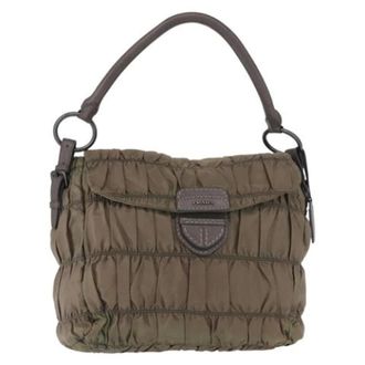 Prada Sac bandouli&egrave;re en nylon Pre-owned - Femme - Pre-owned - Gris - Taille: ONE Size