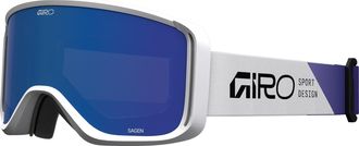 Giro Sagen Angles Skibrille mit zylindrischem Linsensystem, erweitertem EXV-Sichtfeld und dreilagigem Schaum f&uuml;r Resort- und Park-Enthusiasten, Farbe: Whit