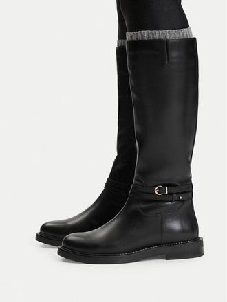 Geox Klassische Stiefel D Serilda D56WYA 00043 C9999 Schwarz