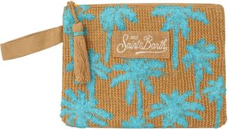 MC2 Saint Barth Femme, Sacs, Beige, Taille: ONE Size Pochette Enveloppe en Jute