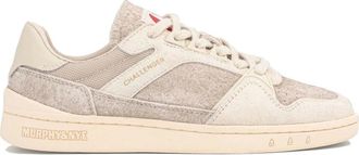 Murphy & Nye Homme, Chaussures, Beige, Taille: 39 EU Suede Baskets