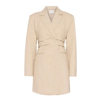 Gestuz Blazer Kleid Light Sand Melange - - Dresses - Damen - Beige - XL