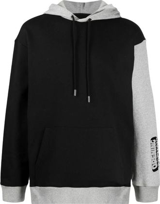 Opening Ceremony Homme, Sweatshirts et sweats &agrave; capuche, Noir, Taille: S Small OC Text Reg Sweat &agrave; capuche