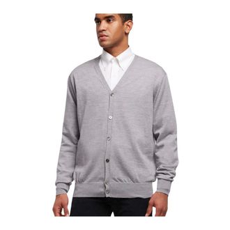 Brooks Brothers Homme, Pulls, Gris, Taille: L Gilet en Laine Mérinos