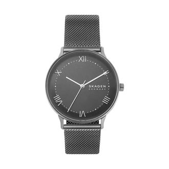 Skagen Homme, Accessoires, Gris, Taille: ONE Size Montre habill&eacute;e en acier inoxydable