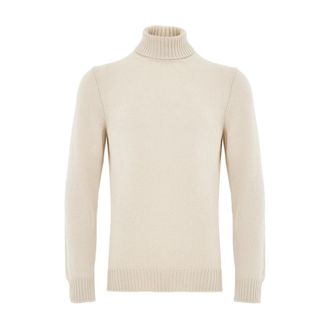 Gran Sasso Maglione Dolcevita - - Knitwear - Herren - Beige - 3XL