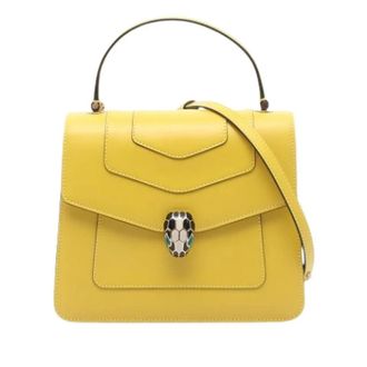 Bulgari Sac &agrave; main vintage Pre-owned - Femme - Pre-owned - Jaune - Taille: ONE Size