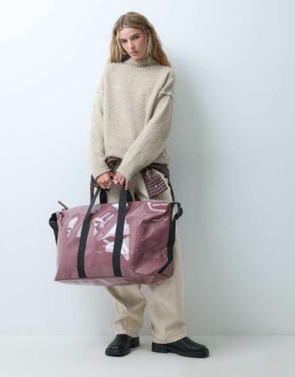Rains 14200 sac de voyage Hilo imperm&eacute;able week-end en mauve brillant-Rose