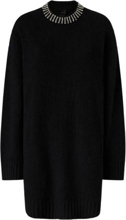 Pinko Pinko, Femme, Robes, Noir, Taille: 40 FR Ask Dress