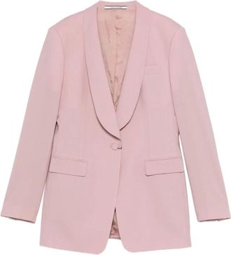 Tagliatore Femme, Vestes, Rose, Taille: 40 FR Blazer &agrave; Revers Ch&acirc;le
