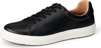 Amazon Essentials Herren Klassische Low-Top-Sneaker, Schwarz, 43.5 EU