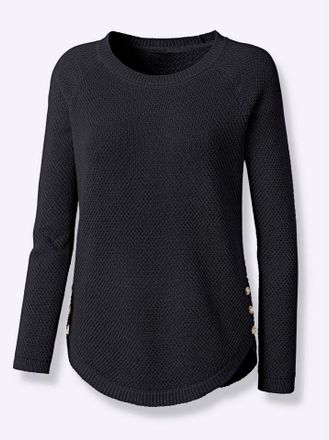Witt Strickpullover Pullover Langarm Struktur, Perlmuster