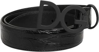 Dolce & Gabbana Femme, Accessoires, Noir, Taille: ONE Size Classic Dress Belt