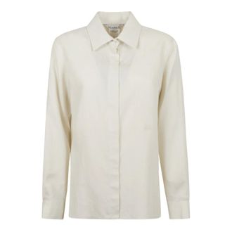 Max Mara Femme, Blouses et Chemises, Beige, Taille: 40 FR Max Mara Chemises
