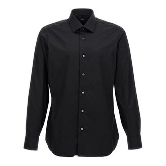 Barba Chemises - Homme - Chemises - Noir - Taille: 4XL