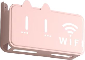 Generic Wandhalterung für Router - Selbstklebende Wandhalterung für Router - Multifunktionale Router-Halterung, dekoratives Regal für Kabelgehäuse für Fernbed