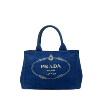 Prada Pre-owned Vintage Satchel - Femme - Pre-owned - Bleu - Taille: ONE Size