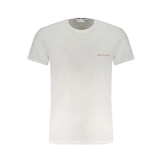Trussardi Kurz&auml;rmeliges T-Shirt mit Rundhalsausschnitt - - Tops - Herren - Wei&szlig; - 2XL