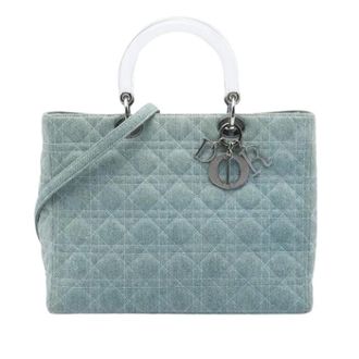 Dior Pre-owned Lady Satchel - - Pre-owned - Damen - Blau - ONE SIZE