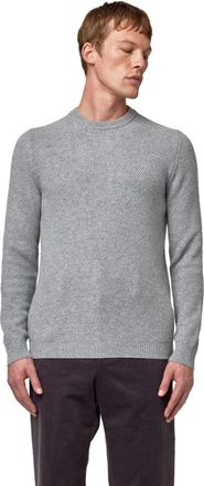 Alpha Studio Homme, Pulls, Gris, Taille: L Pull ras du cou en cachemire