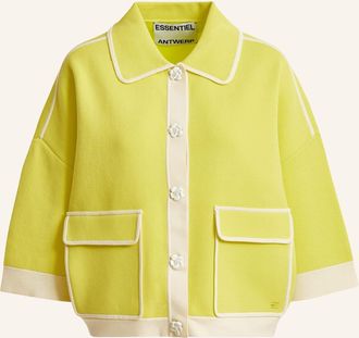 Essentiel Strickjacke Jugly gelb