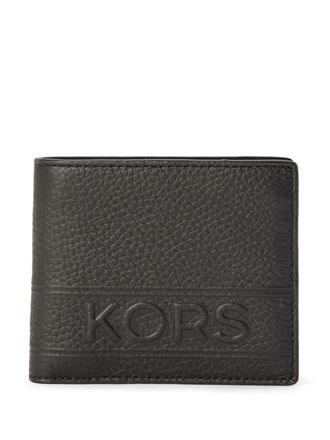 Michael Kors portefeuille Hudson en cuir - Noir