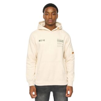 Duck and Cover Skullmatic Kapuzenpullover f&uuml;r Herren (Naturwei&szlig;)