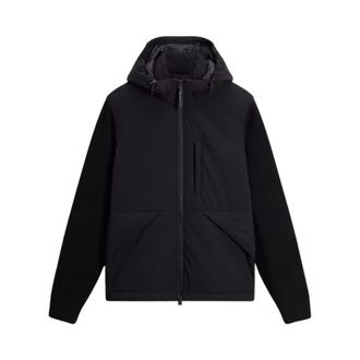 Woolrich Veste hybride Matt Stretch - Homme - Vestes - Noir - Taille: L