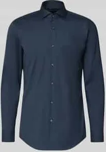 HUGO BOSS Slim Fit Business-Hemd mit Stretch-Anteil Modell Hank Hai