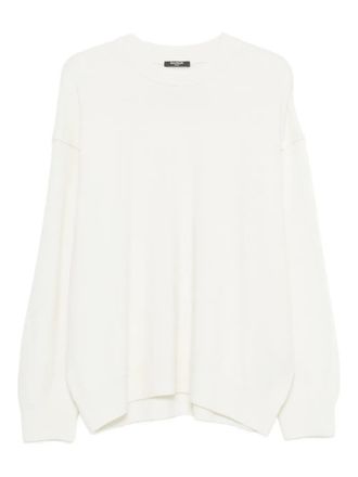 Balmain crew-neck sweater - Nude