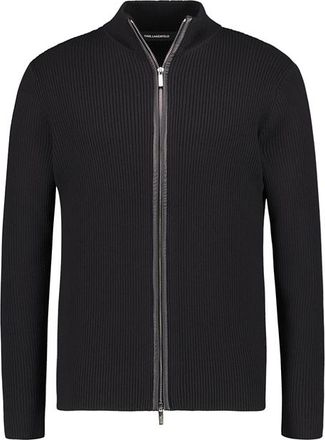 Karl Lagerfeld Herren Pullover schwarz unifarben