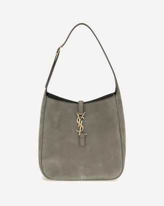 Saint Laurent 5 &Agrave; 7 Supple Shoulder Bag in grained nubuck Female UNI