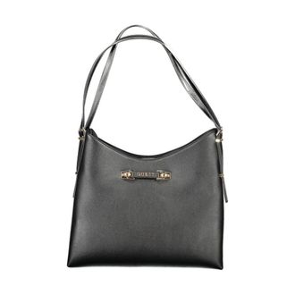 Guess Schwarze Polyethylen Damenhandtasche - - Bags - Damen - Schwarzk - ONE SIZE