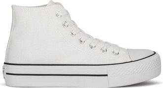 Sprandi Sneakers aus Stoff YL201403 Wei&szlig;