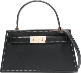 Tory Burch Femme, Sacs, Noir, Taille: ONE Size Lee Radziwill Pebble Mini Top Handle