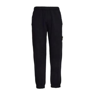 Stone Island Pantalons de surv&ecirc;tement en jersey de coton - Homme - Pantalons - Bleu - Taille: S
