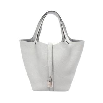 Herm&egrave;s Sac seau vintage Pre-owned - Femme - Pre-owned - Blanc - Taille: ONE Size