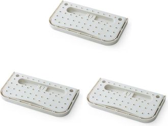 Cabilock 3stücke Wandmontierter Schuhhalter Aus Pp Faltbarer Schuhregal Mit Saugnapf Langlebig Und Rutschfest Für Badezimmer Und Flur Weiß