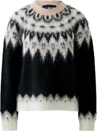 Oui Damen Pullover l&auml;ssig geschnitten Norweger