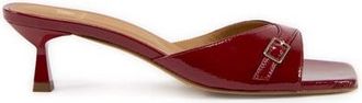Bobbies Mules &agrave; talon June en cuir verni