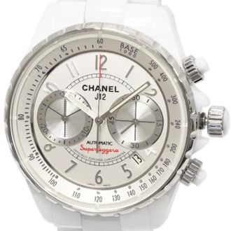 Chanel Pre-owned Tissu montres - Homme - Pre-owned - Blanc - Taille: ONE Size
