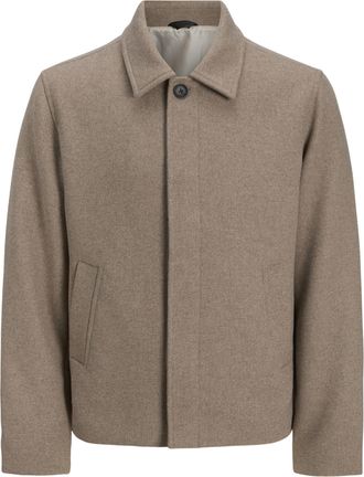 Jack & Jones Herren Jjeharrison Short Coat Sn, Greige, xx_l
