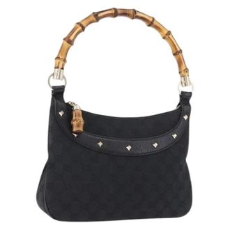 Gucci Pre-owned Sac bandouli&egrave;re vintage GG Canvas - Femme - Pre-owned - Noir - Taille: ONE Size