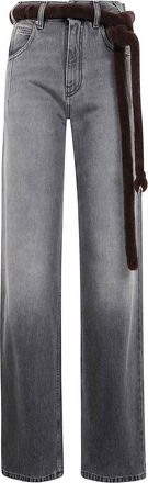 Darkpark Straight Leg Jeans - Nude