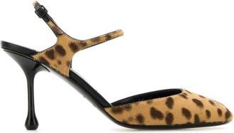 Jimmy Choo London Femme, Chaussures, Multicolore, Taille: 38 EU Escarpin Slingback Animalier